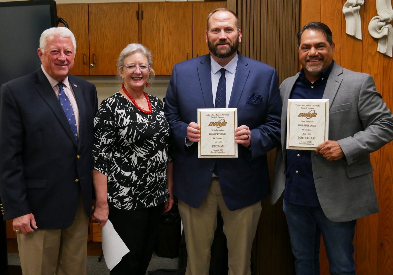 Villegas and Mann Recognized by ENMU-Roswell Foundation | Eastern New ...