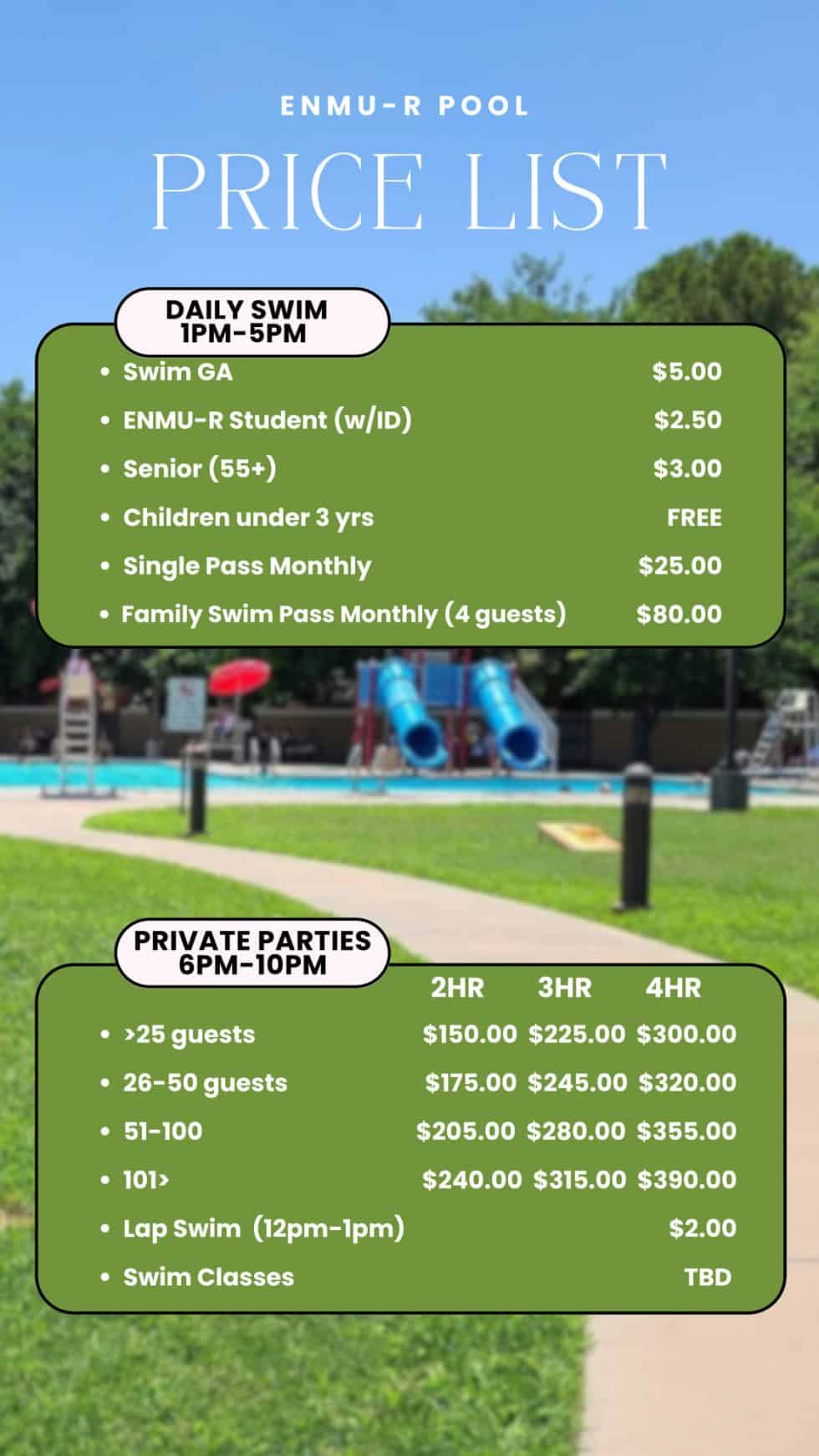 Pool | Eastern New Mexico University - Roswell